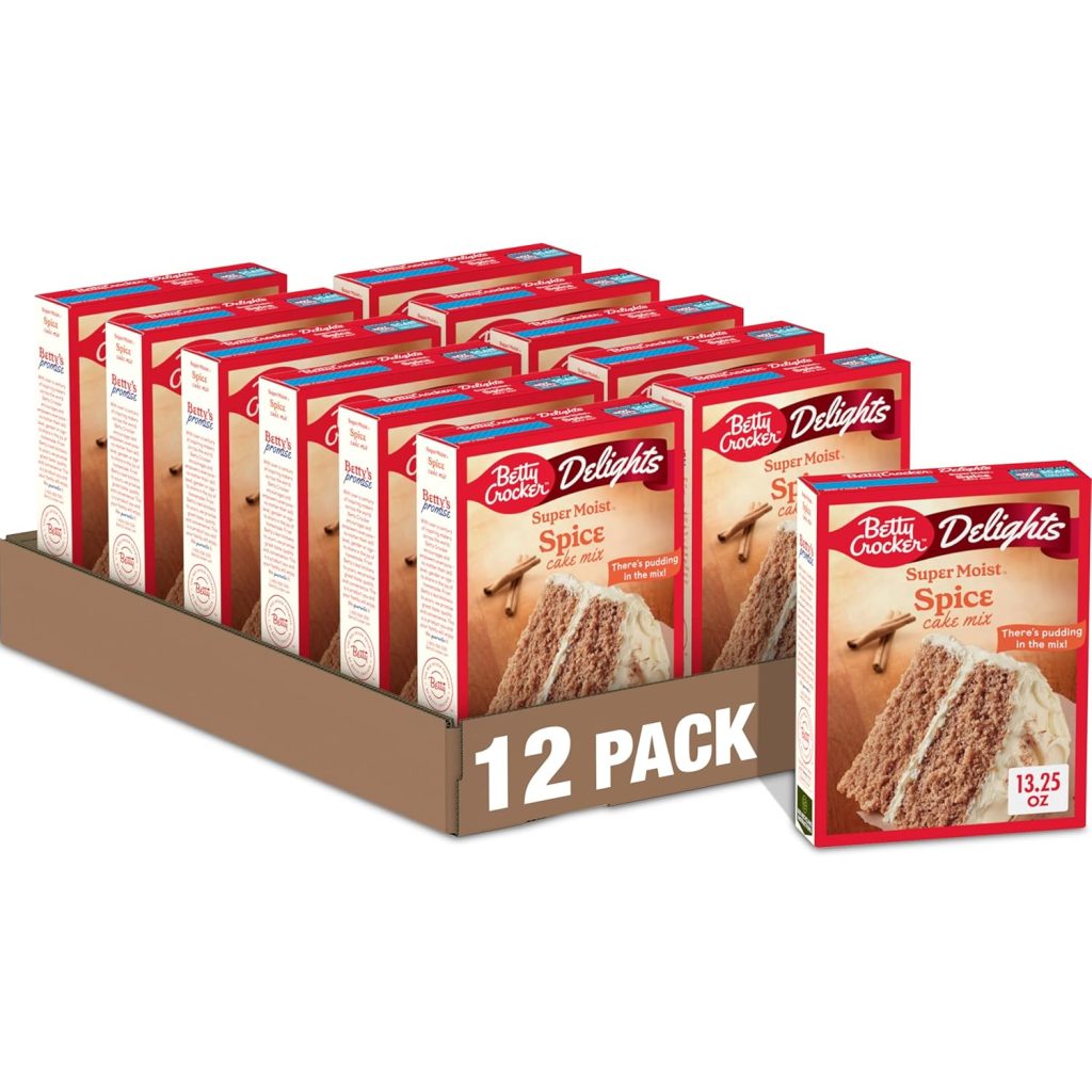 Betty Crocker Delights Super Moist Spice Cake Mix - redtagricky.com