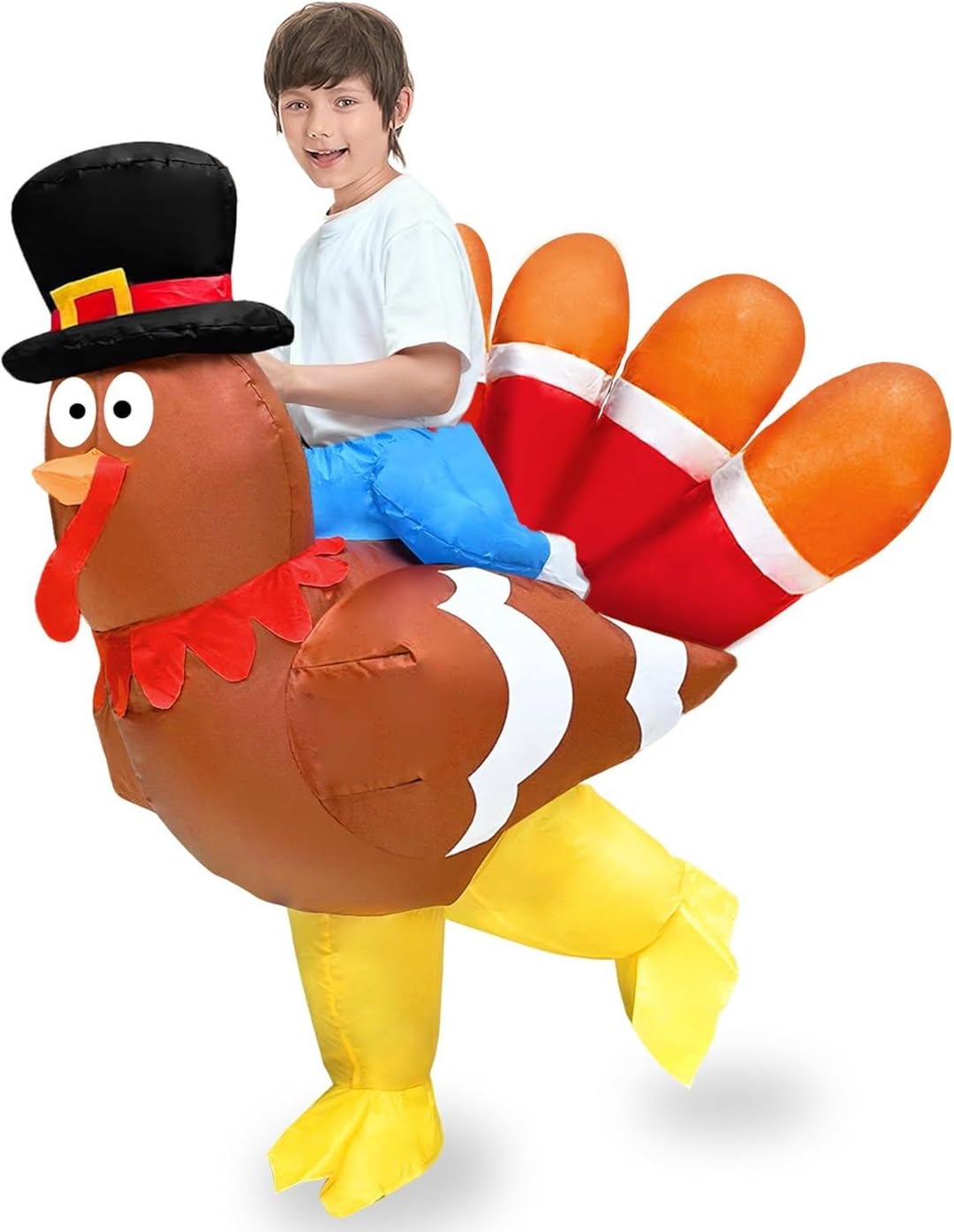Camlinbo Thanksgiving Turkey Inflatable Costume - redtagricky.com