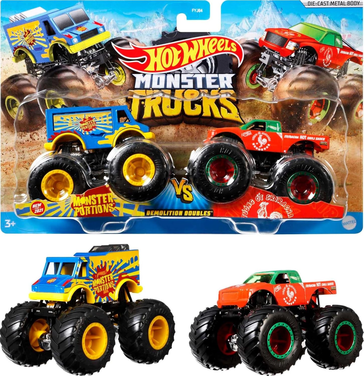 Hot Wheels Monster Trucks 2-Pack - redtagricky.com