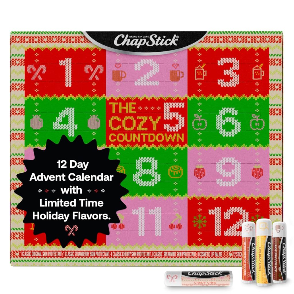 ChapStick 12 Days Advent Calendar - redtagricky.com
