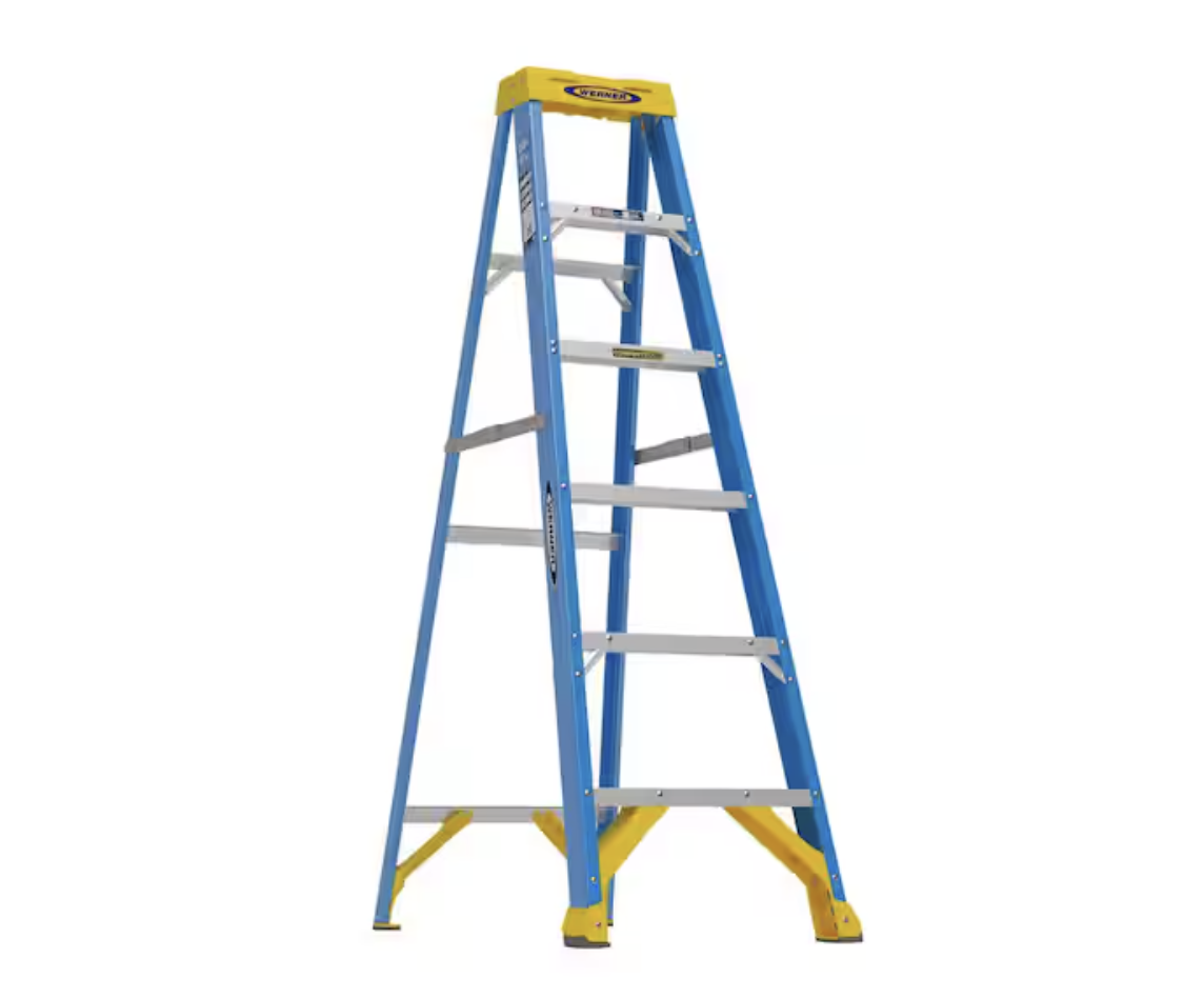 6' Fiberglass Step Ladder - redtagricky.com