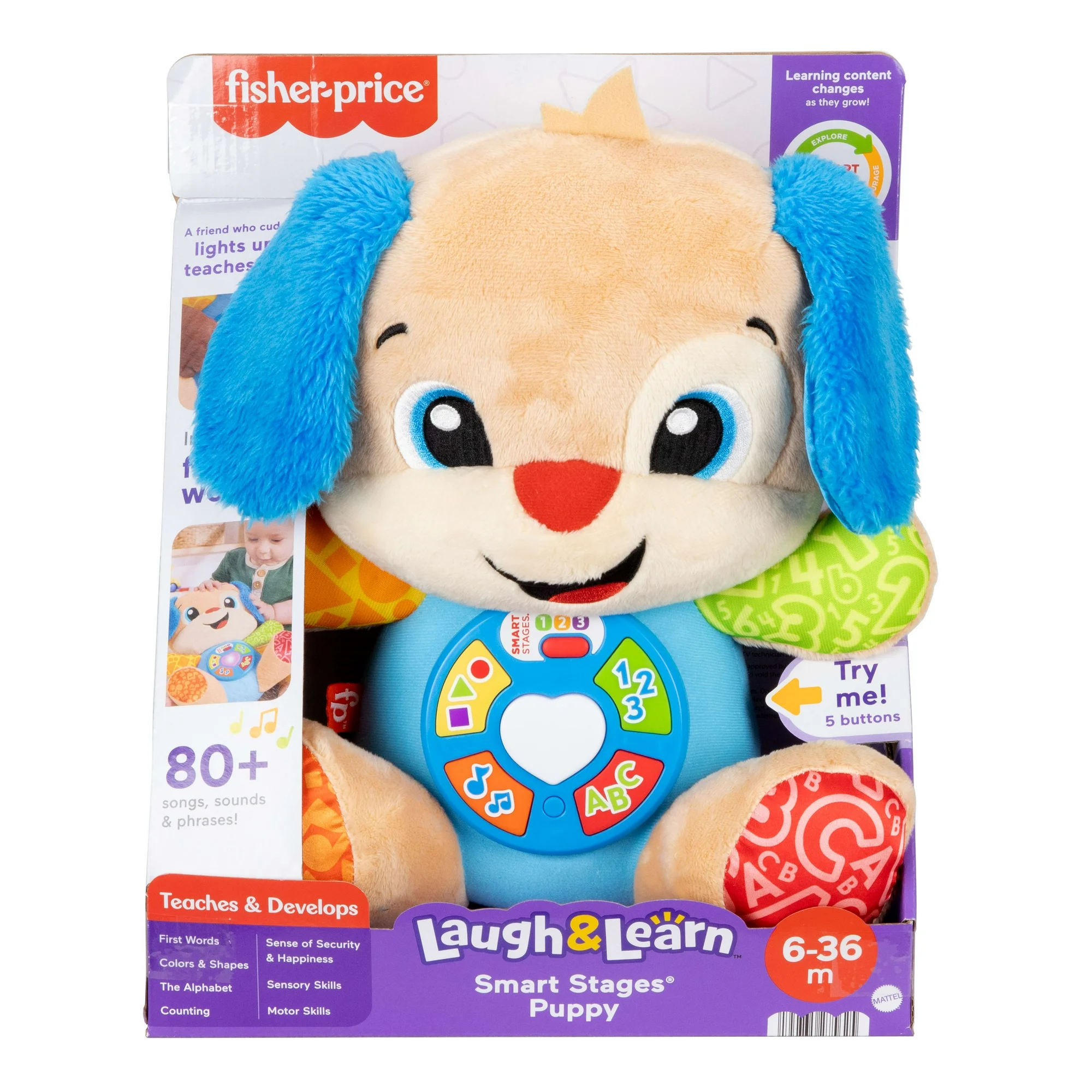 Fisher-Price Laugh & Learn Smart Stages Puppy Plush - redtagricky.com