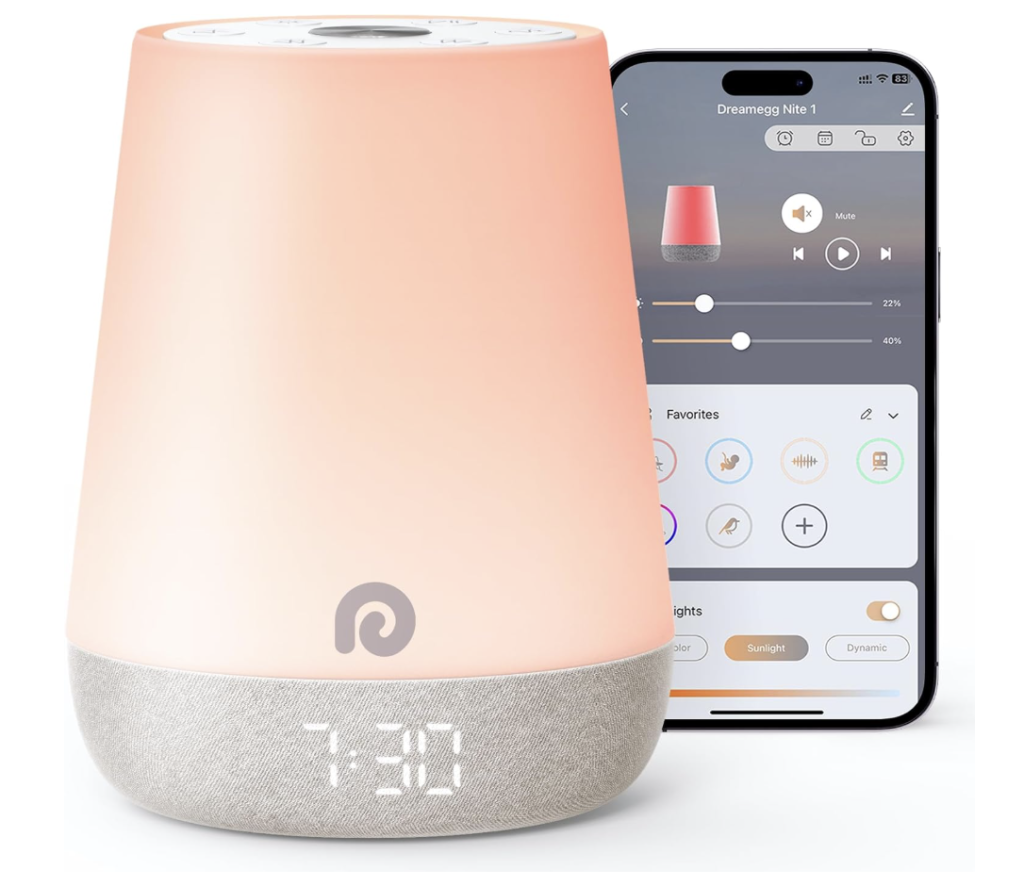 Sound Machine for Baby with Night Light - redtagricky.com