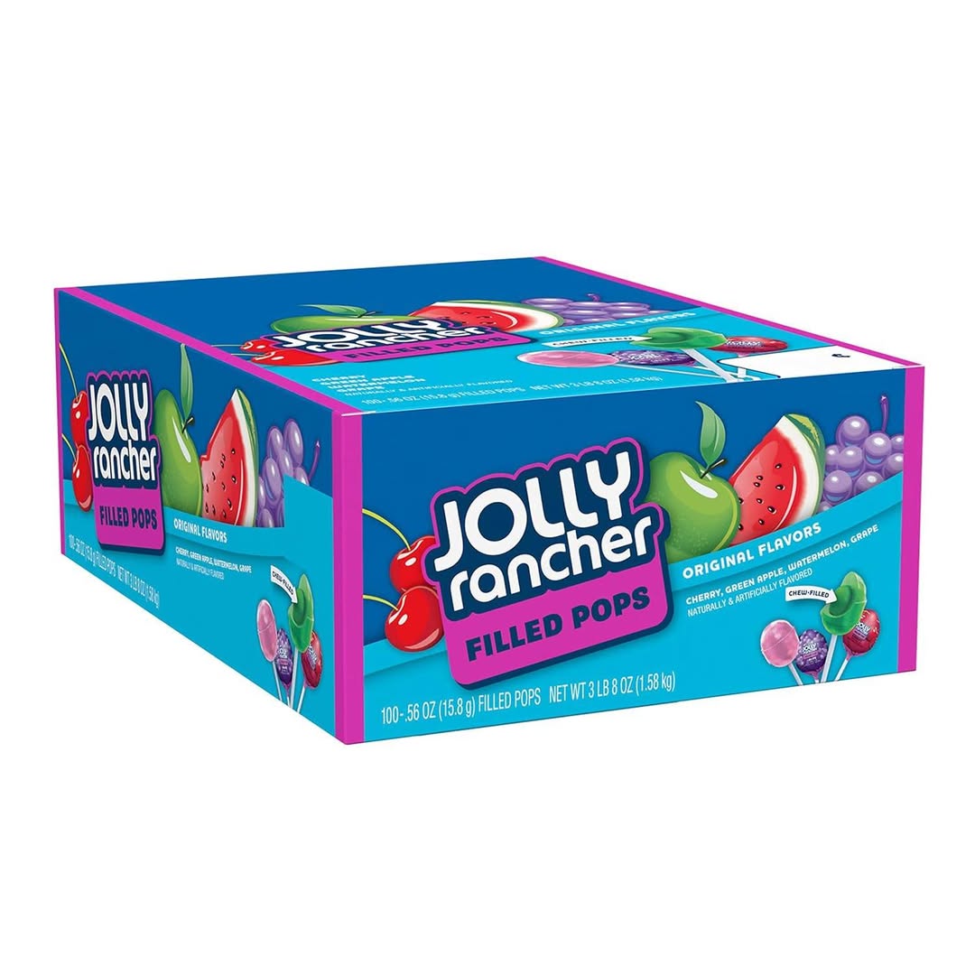 Jolly Rancher Filled Pops (100 Pieces) - redtagricky.com